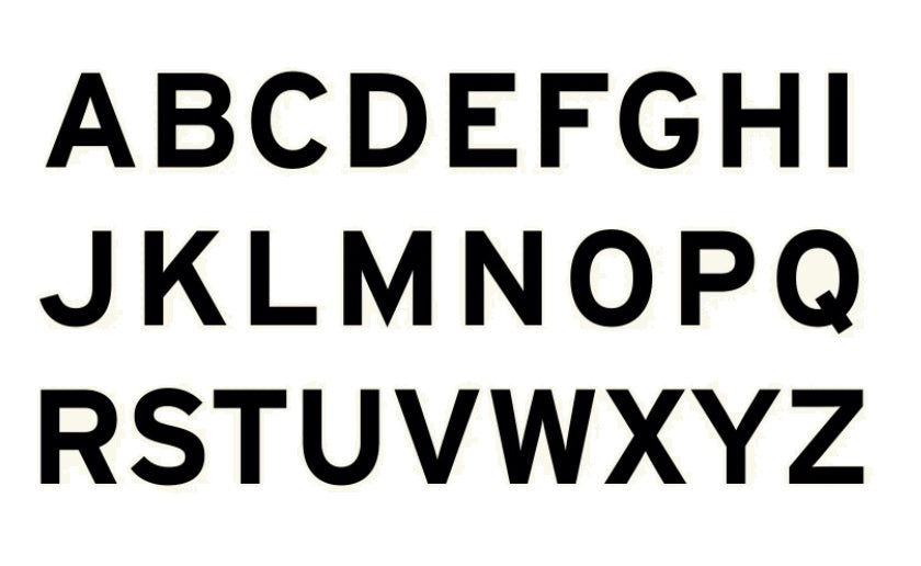 Boat Registration Rego Letter Sticker Pair 6-7.9 inches | Davo's Tackle ...