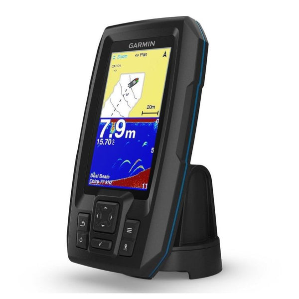 Garmin Striker Plus 4 GPS and Sonar Sounder Fishfinder with Dual Beam Transducer 010-01870-01 ...