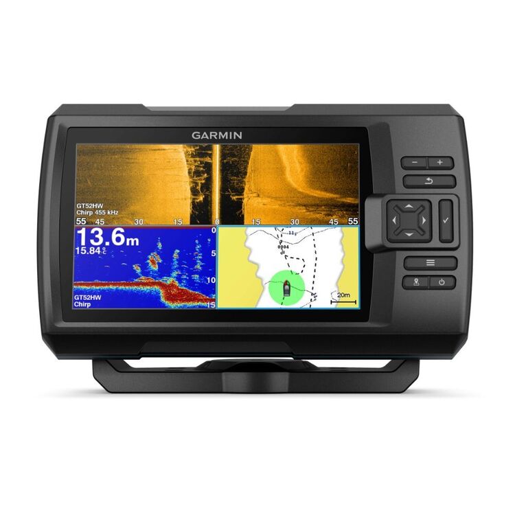 Garmin Echomap UHD2 55CV Navionics+ AUS NZ Fishfinder Sounder 010-02592 ...