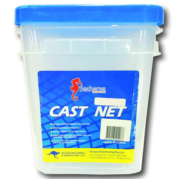 Seahorse Mono Top Pocket Cast Net | Davo's Tackle Online
