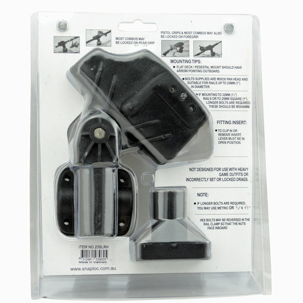 Snap Loc 23SLRH Easy Mount Quick Draw Boat Rod Holder Kit | Davo's ...