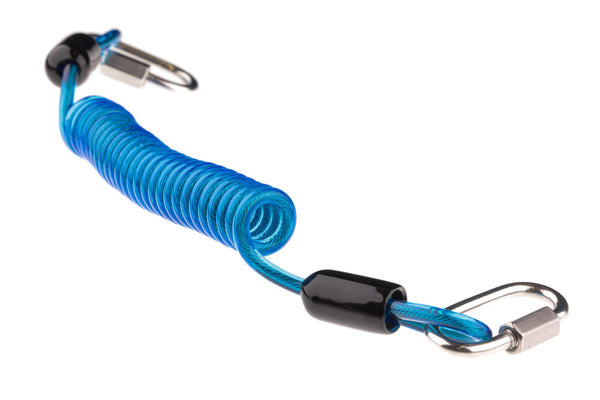 Toit TOIT08 Tools Blue Coil Tether Lanyard | Davo's Tackle Online