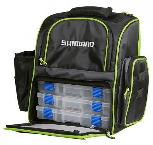 Shimano Tackle Backpack with 3 Boxes | Davo's Tackle Online