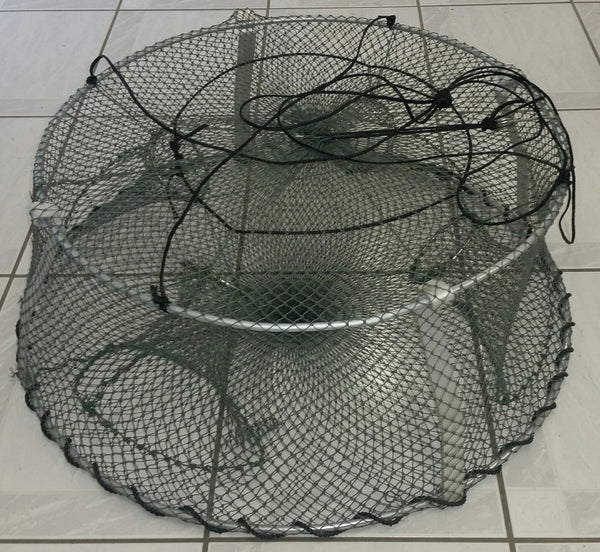 Crab N Gear Ultra Heavy Duty Red Claw Crayfish Top Lift Trap Pot ...